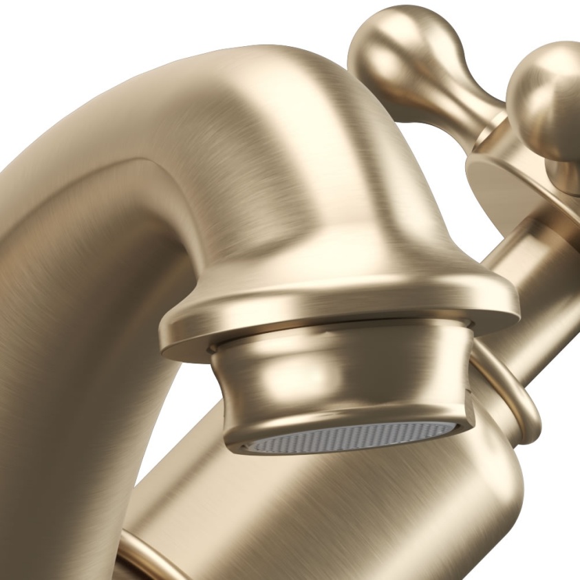 Crosswater Belgravia Brass Mono Tap & Waste | Sanctuary